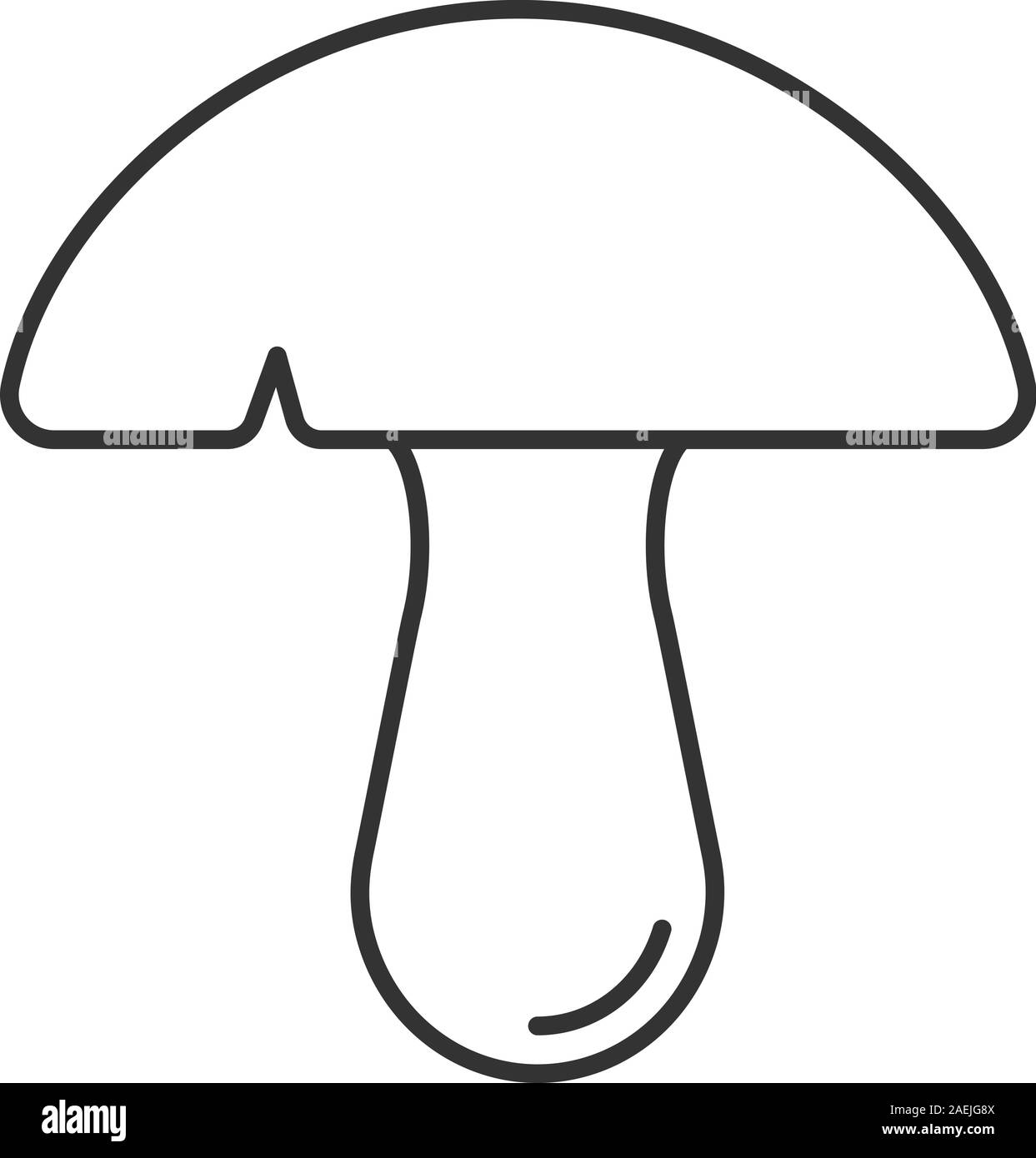 Mushroom Outline