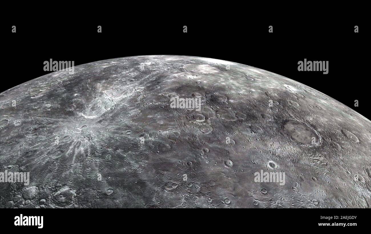 Flying over surface planet mercury hi-res stock photography and images ...