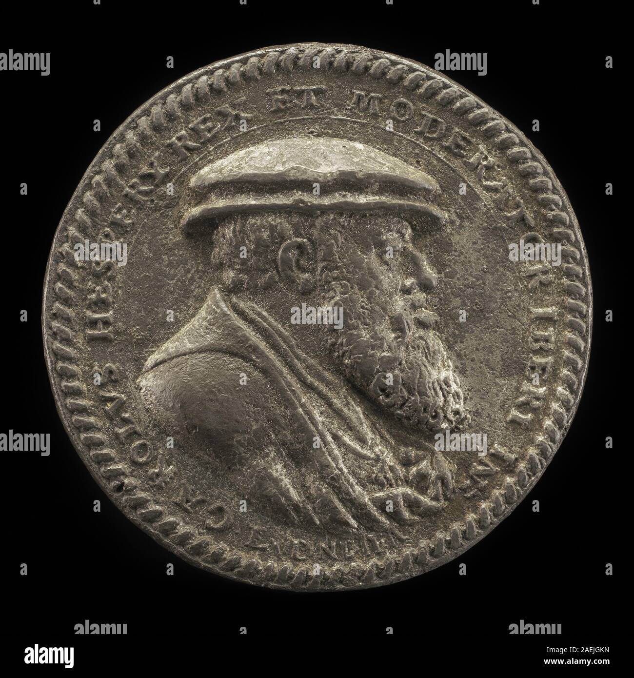 Ludwig Neufahrer's 1542 engraving depicts Charles V, King of Spain and ...