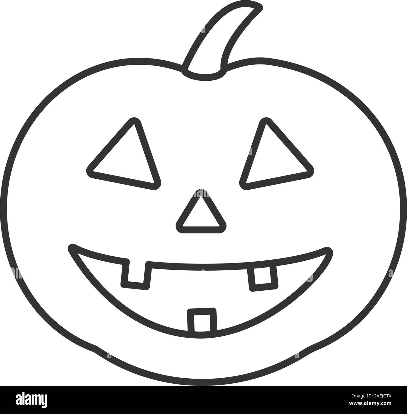 Pumpkin Outline Drawing