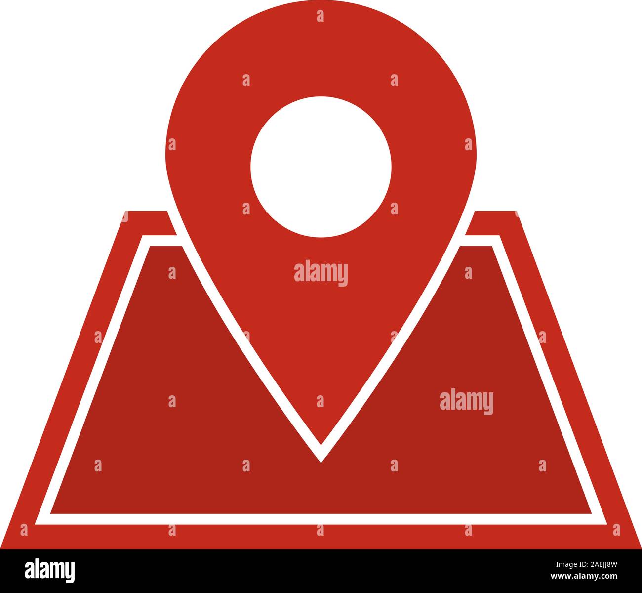 Building location pinpoint glyph color icon. Real estate development ...
