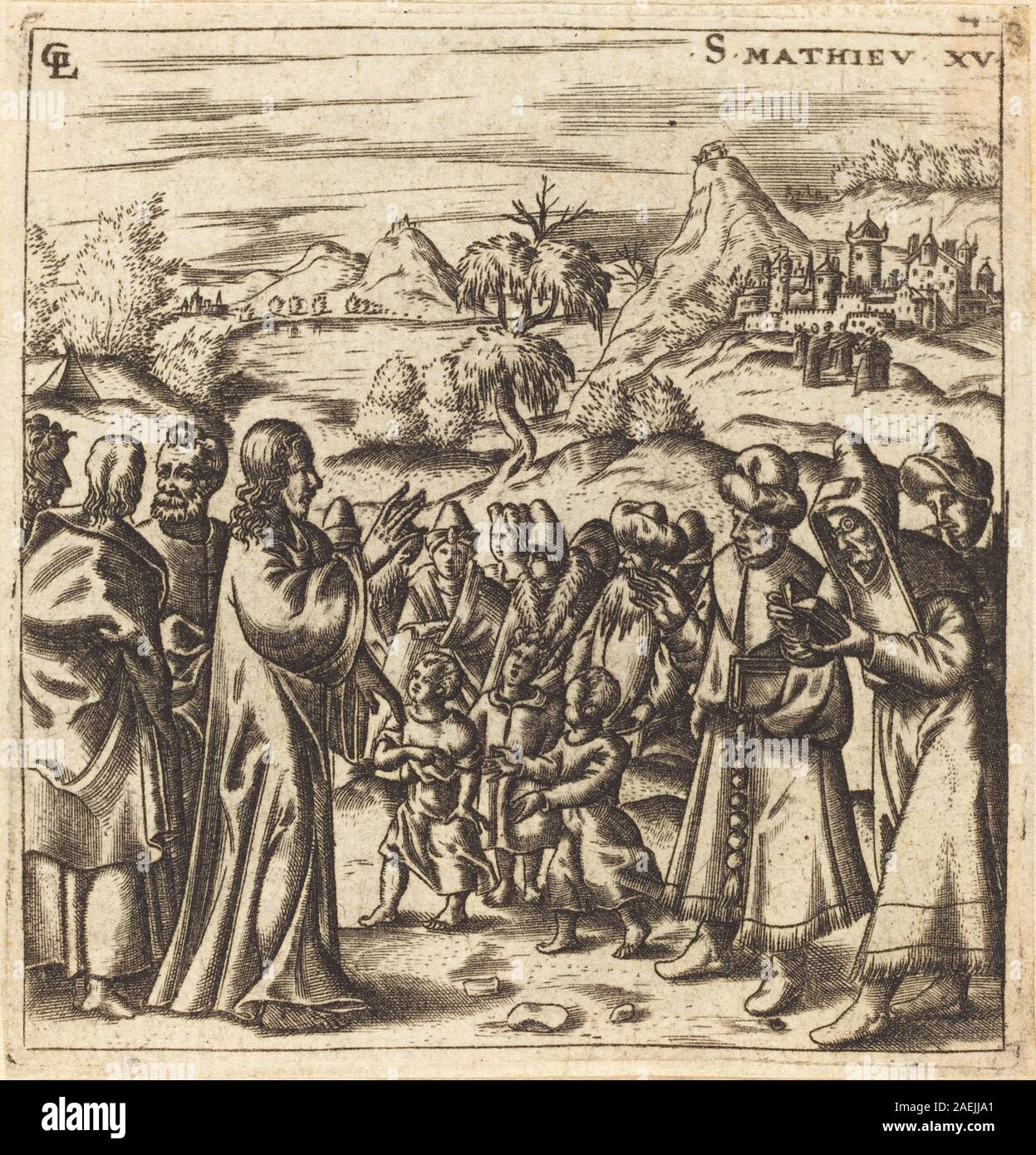 Christ rebukes the scribes and pharisees hi-res stock photography and ...