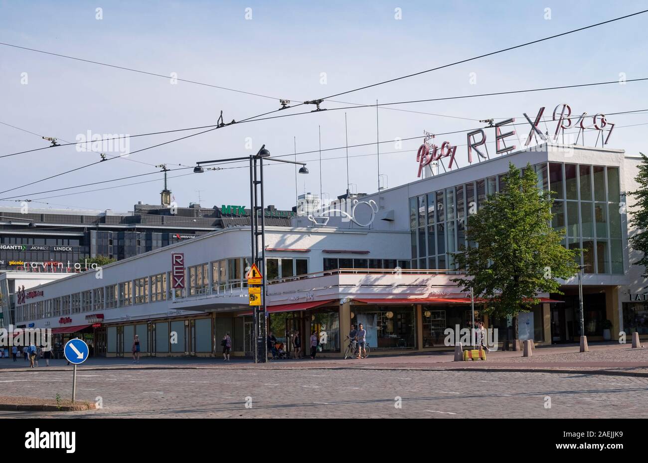 The iconic Bio Rex movie theatre in Lasipalatsi, Helsinki, Finland ...