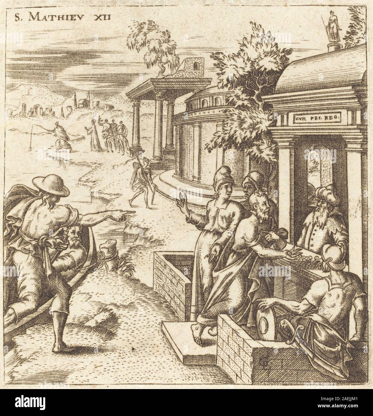 Léonard Gaultier, The Man Healed of the Withered Hand, probably c 1576 ...