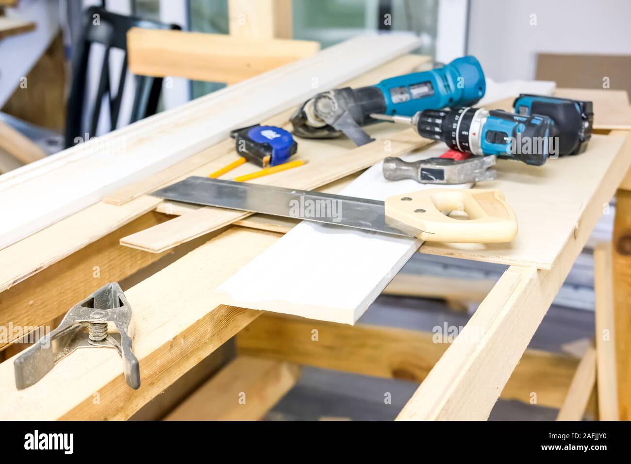 Construction process background Stock Photo - Alamy