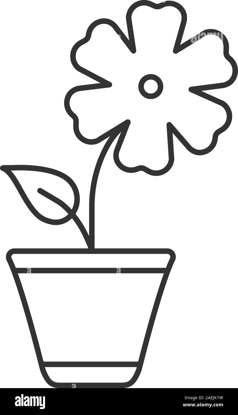 Outline Drawings Of Flower Pot