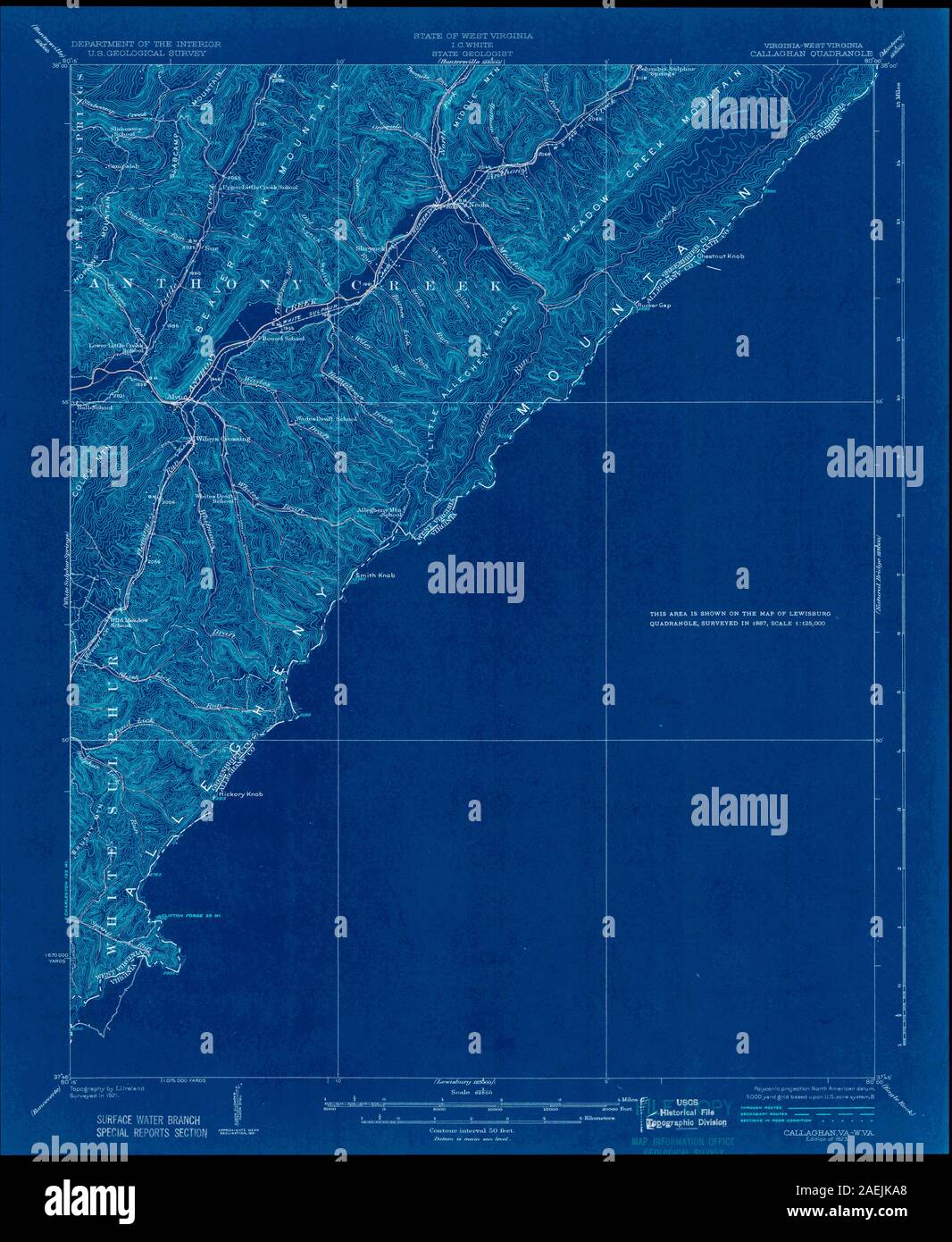 VA Callaghan 187894 1923 62500 Inverted Stock Photo - Alamy