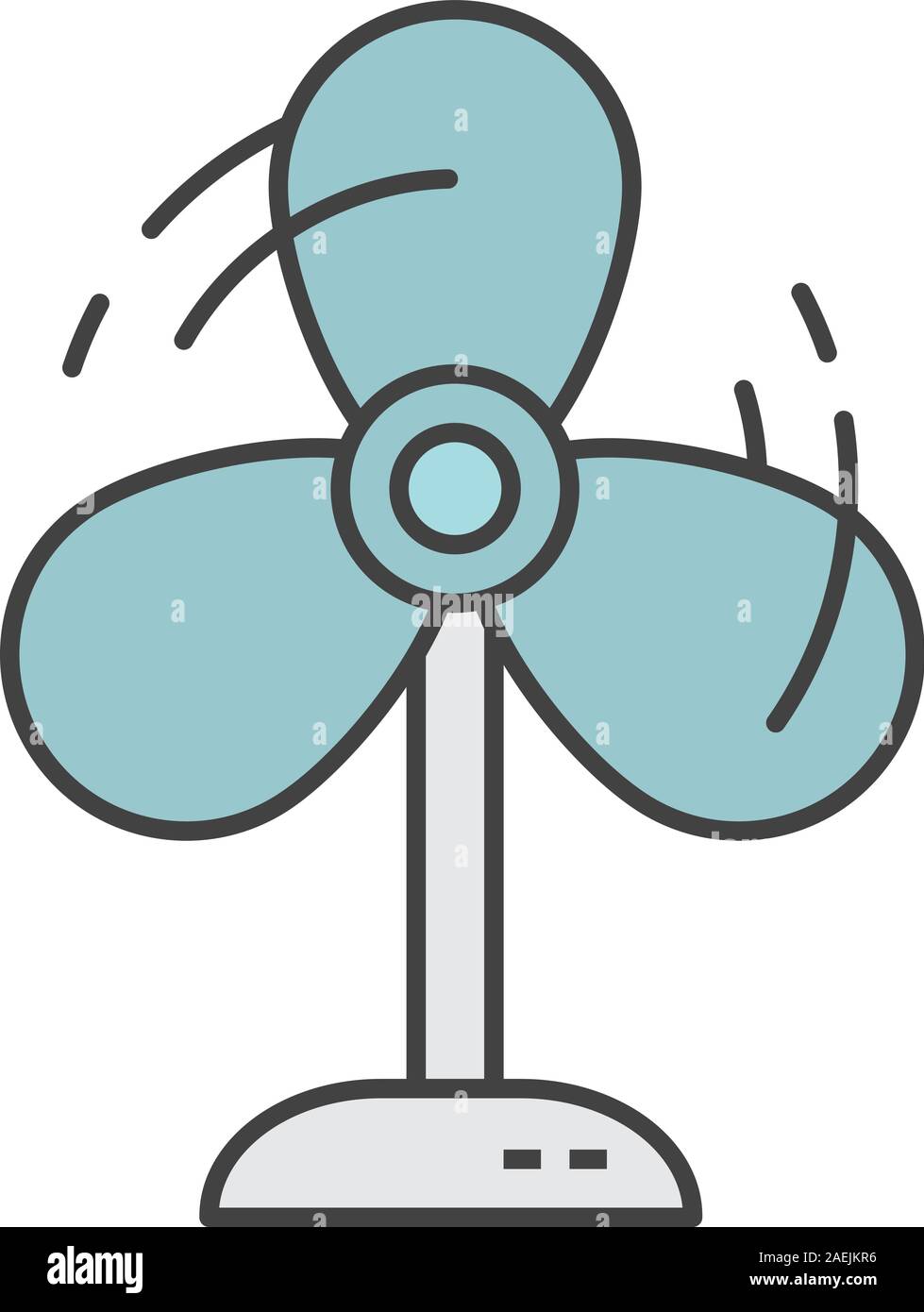 Fan color icon. Ventilator. Isolated vector illustration Stock Vector ...
