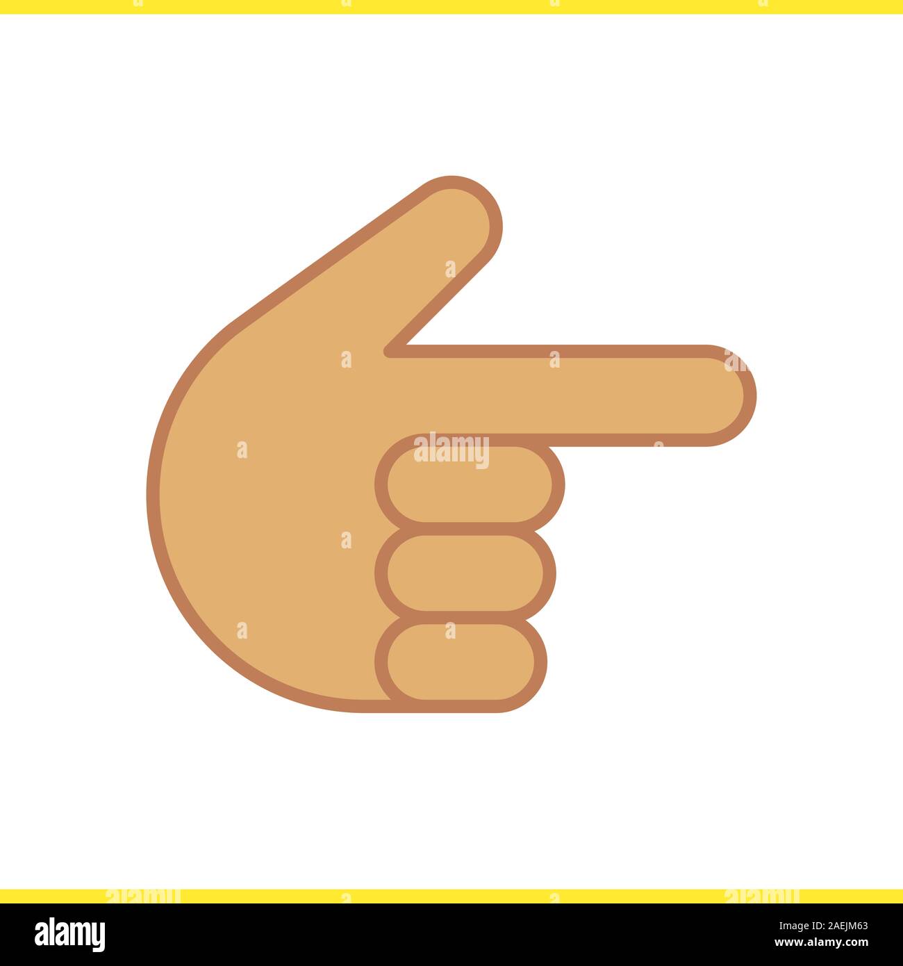 Pointing Right Hand Icon