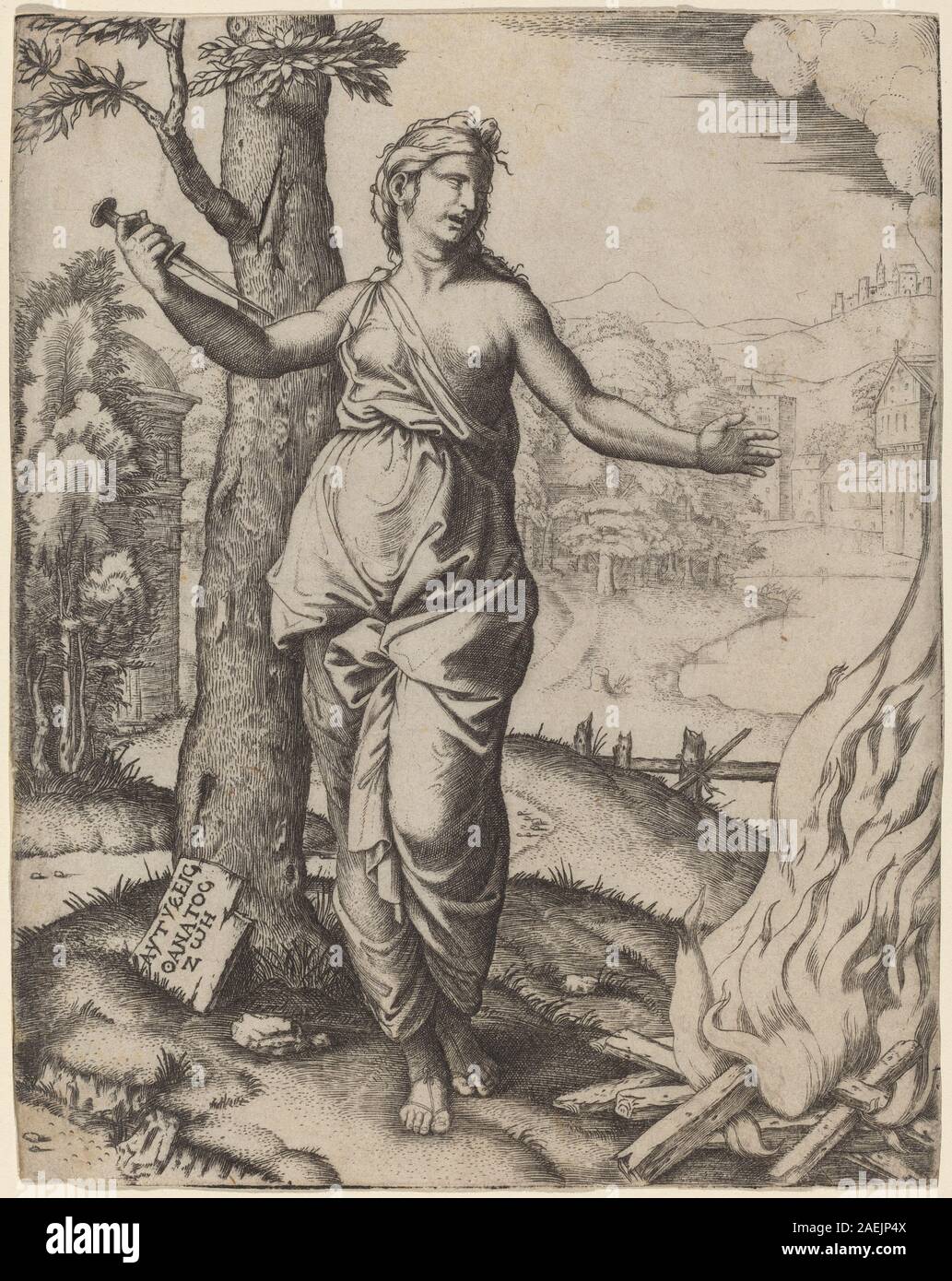 Marcantonio Raimondi After Raphael High Resolution Stock Photography ...