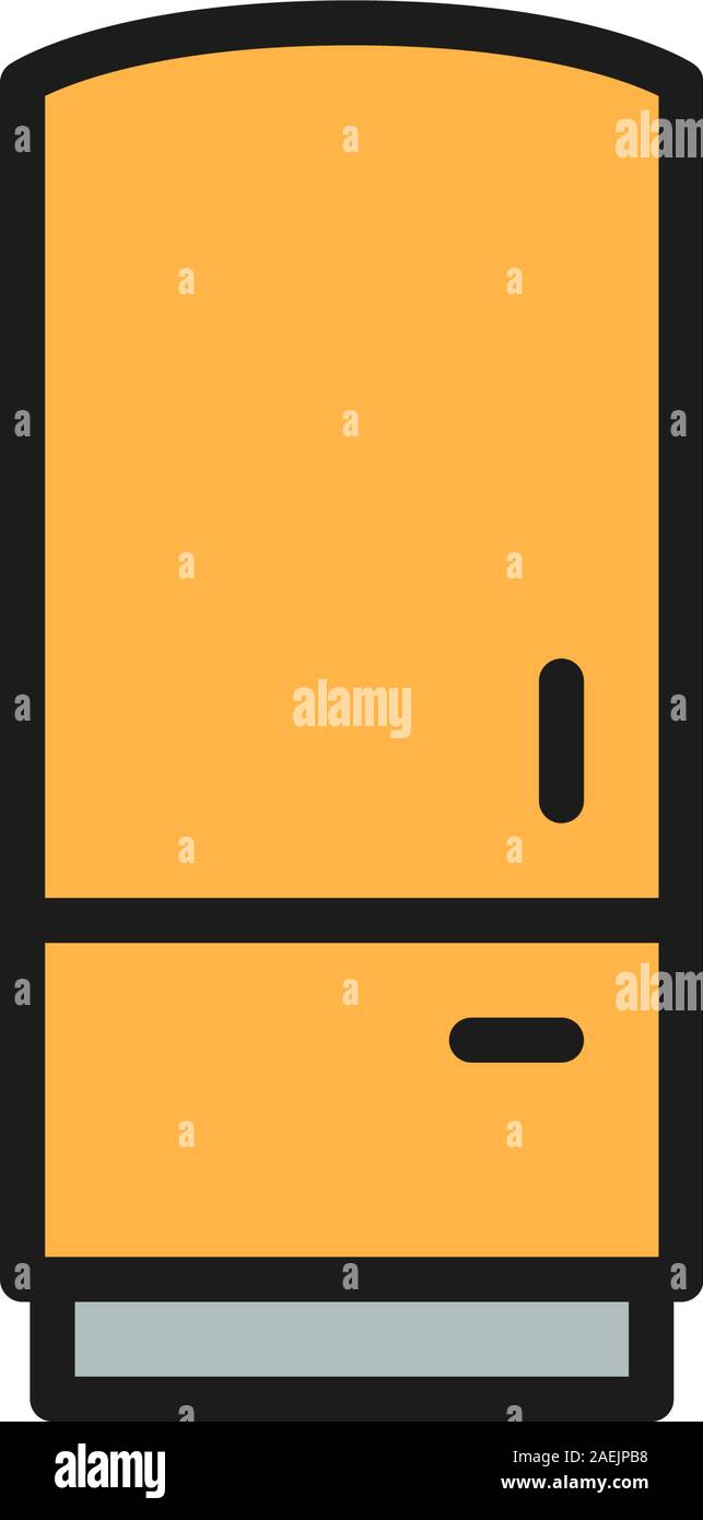 Retro fridge handle Stock Vector Images - Alamy