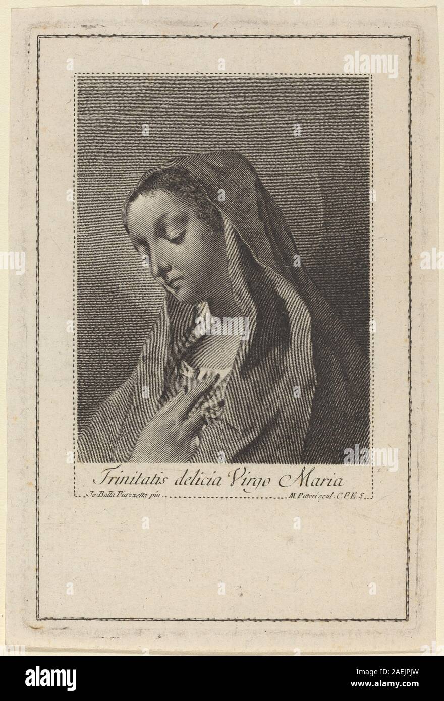 An engraving by Marco Alvise Pitteri after Giovanni Battista Piazzetta ...