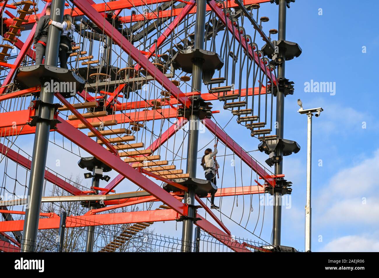 Bear grylls adventure park birmingham hi-res stock photography and ...