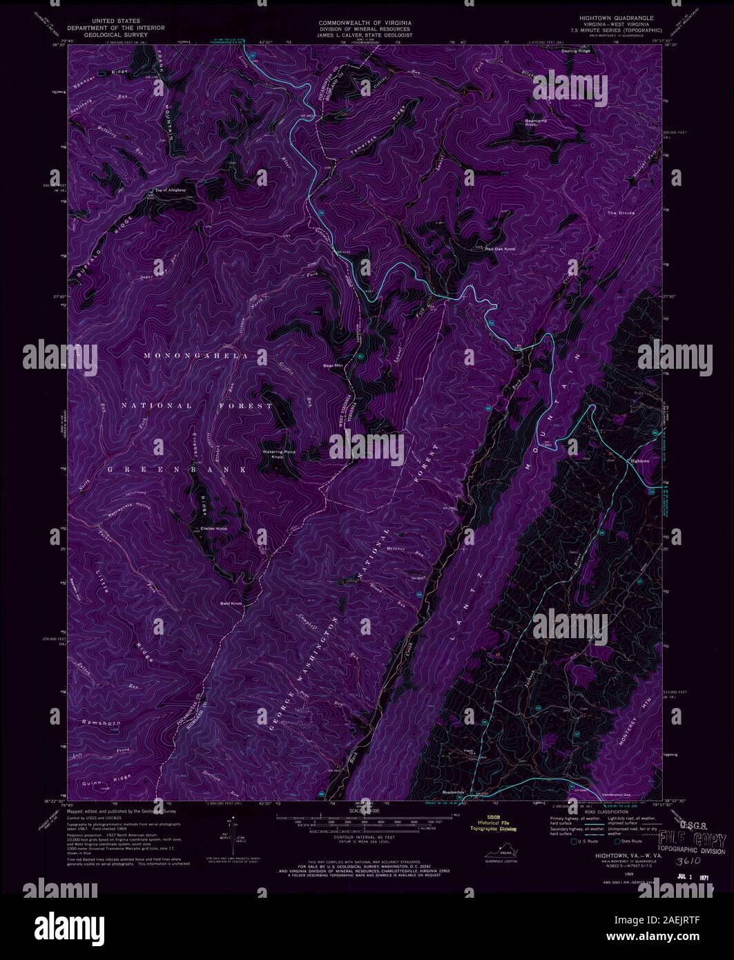 Hightown map hi-res stock photography and images - Alamy