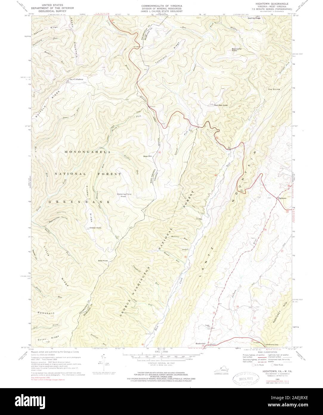 Hightown map hi-res stock photography and images - Alamy