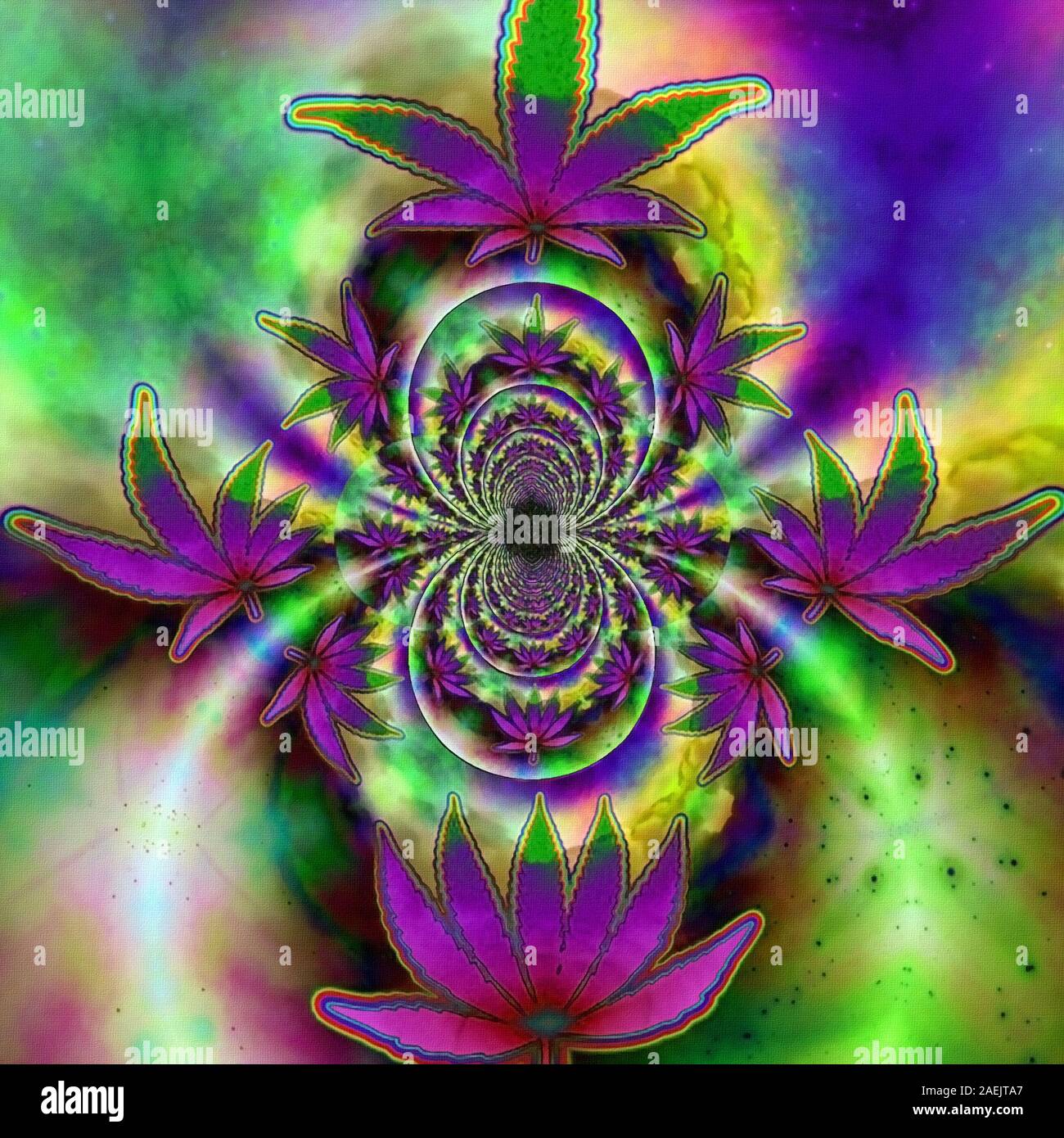 Psychedelic Weed Pictures