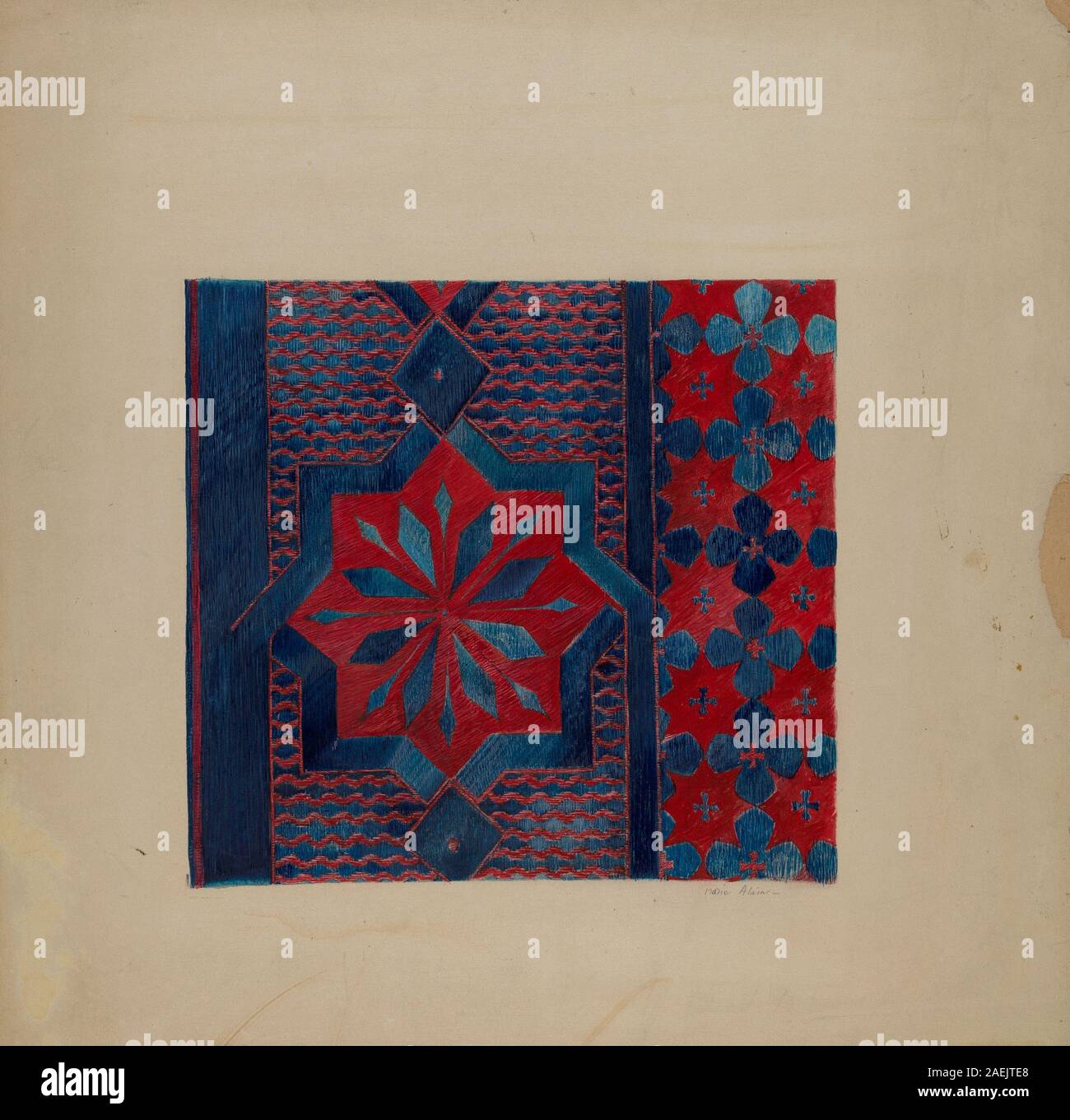 Marie Alain, Underneath Cloth, c 1938 Underneath Cloth; circa 1938 date ...