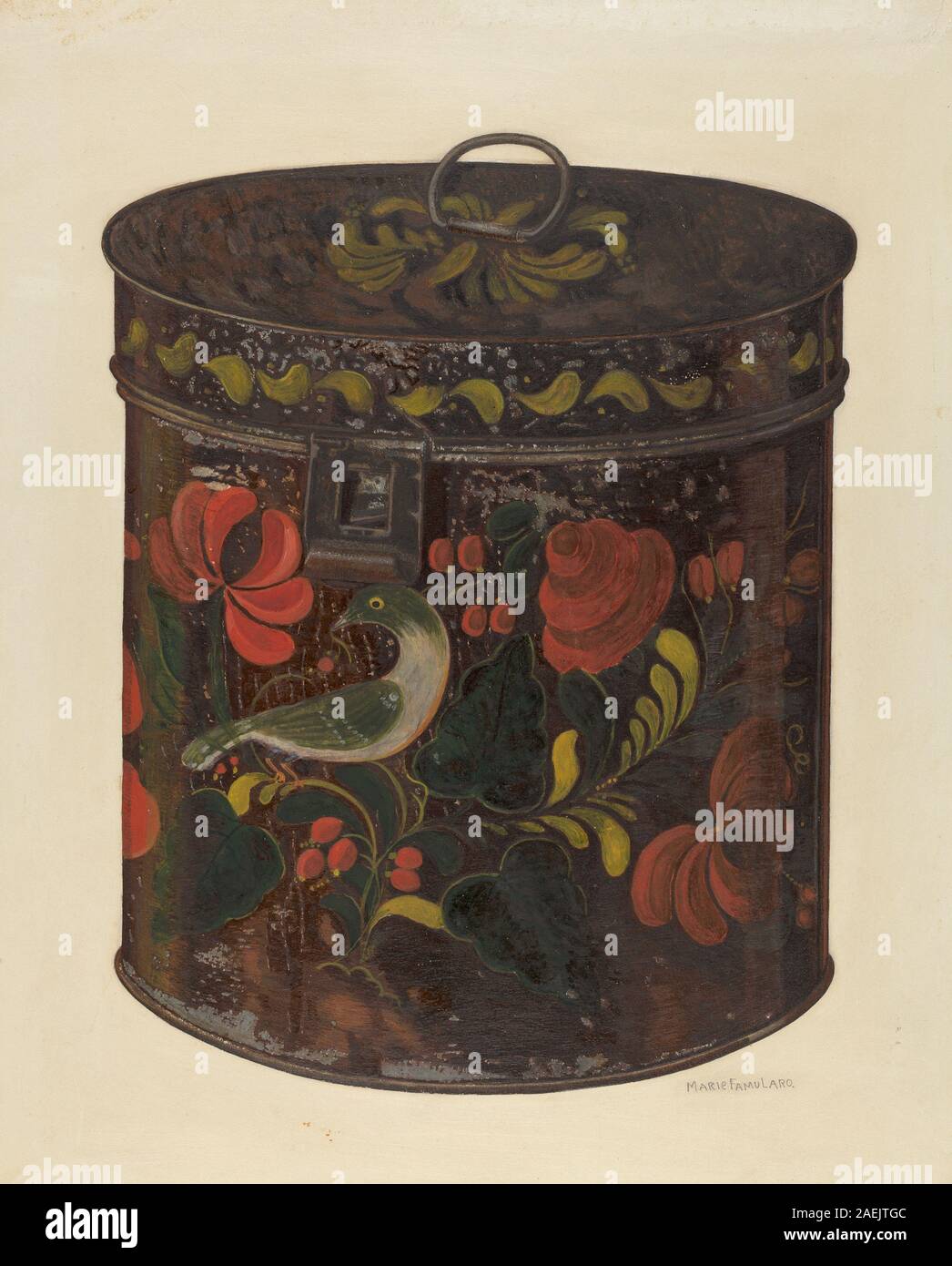 Marie Famularo, Canister, 1935-1942 Canister; 1935/1942 Stock Photo - Alamy