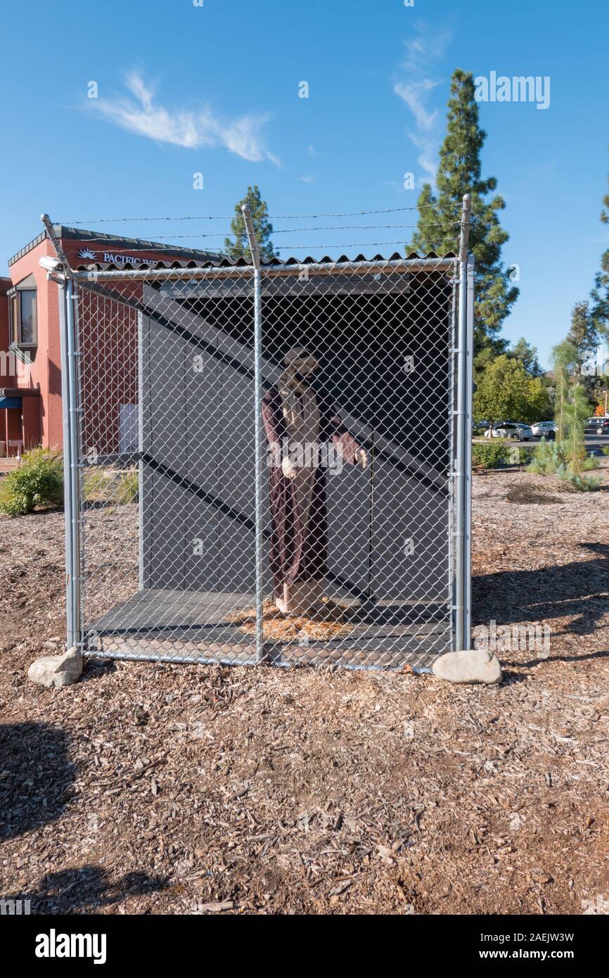 Claremont 9 December 2019 - Nativity scene with baby Jesus, Mary and ...