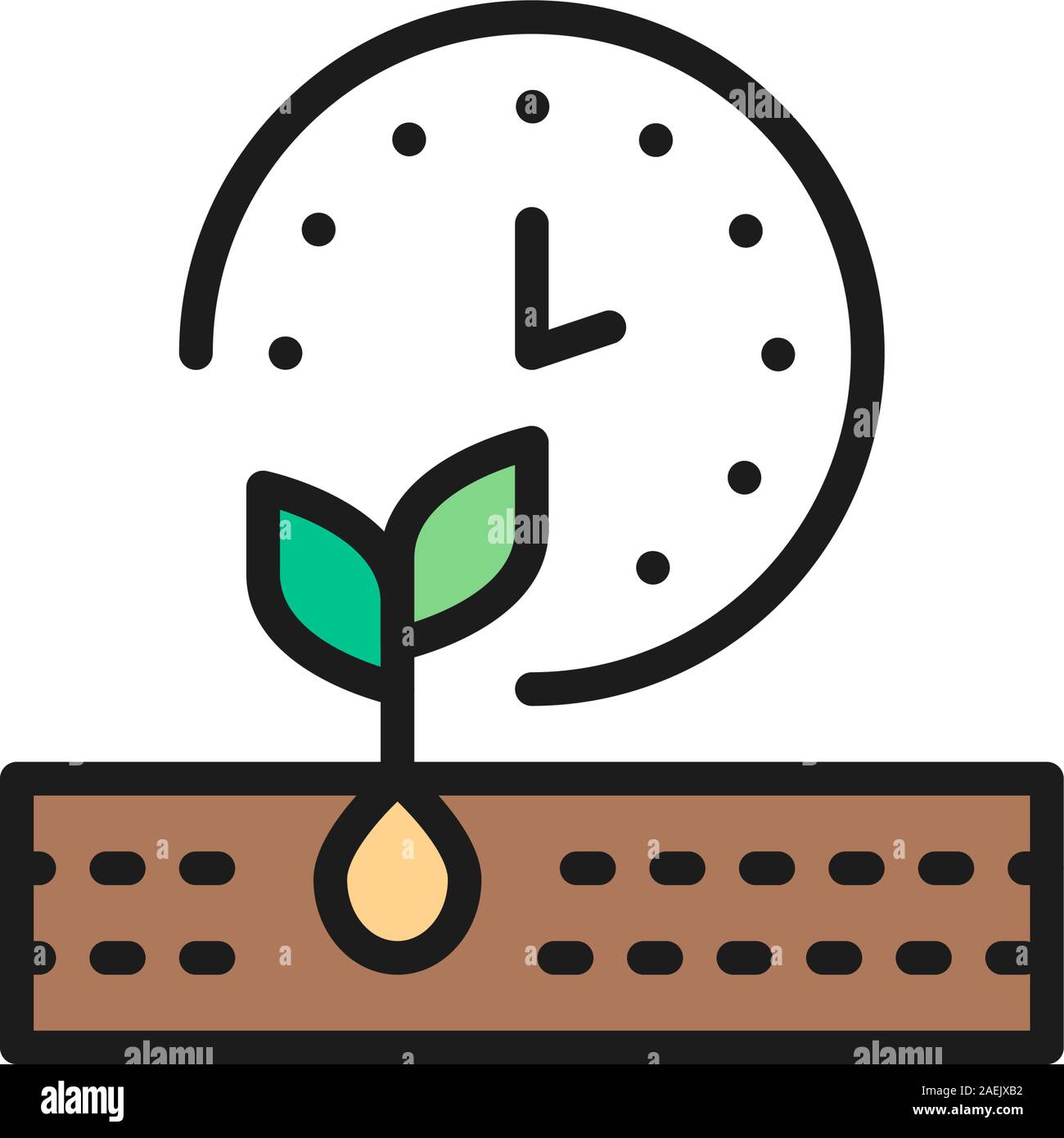 Vegetal soil Stock Vector Images - Alamy