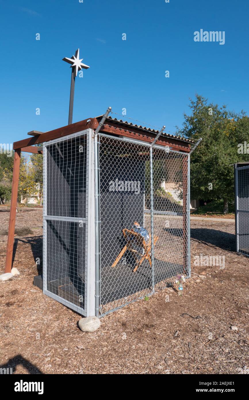 Claremont 9 December 2019 - Nativity scene with baby Jesus, Mary and ...