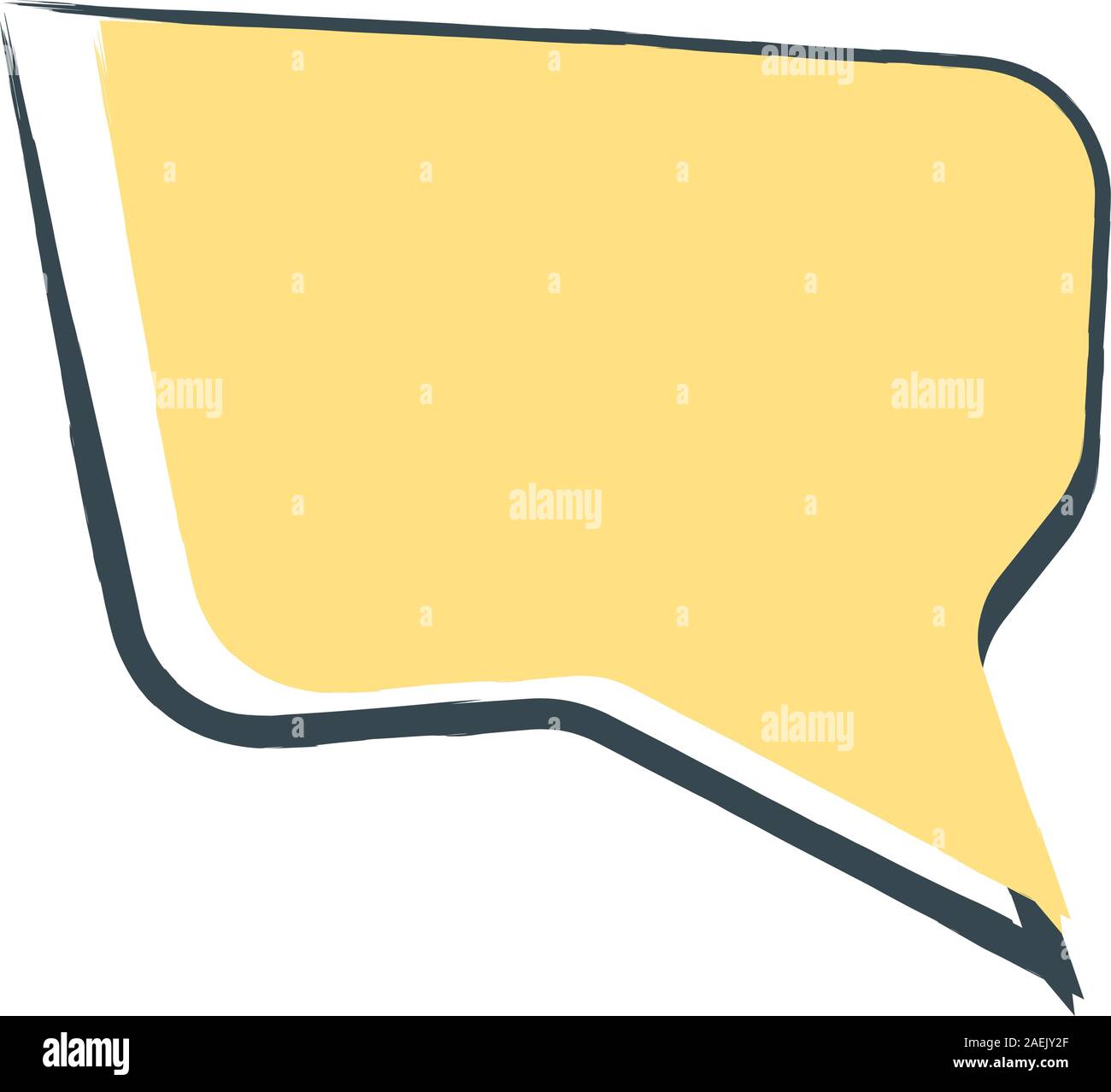 Quote Blank Icon and Label on White Background in Box. Template for ...