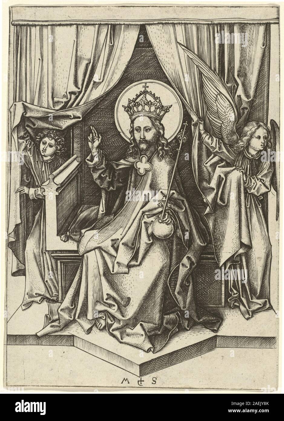 Christ enthroned angels Cut Out Stock Images & Pictures - Alamy