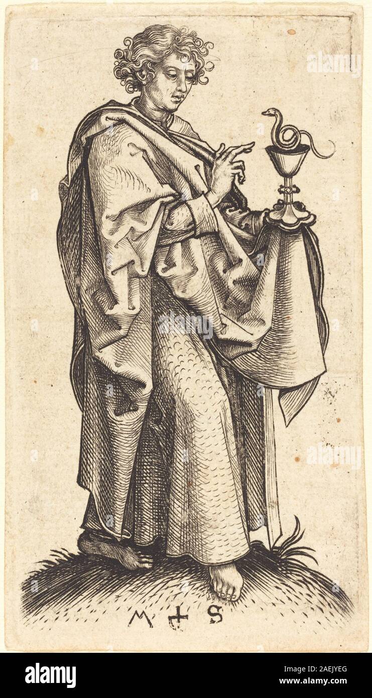 This engraving by Martin Schongauer, created around 1480, depicts Saint ...