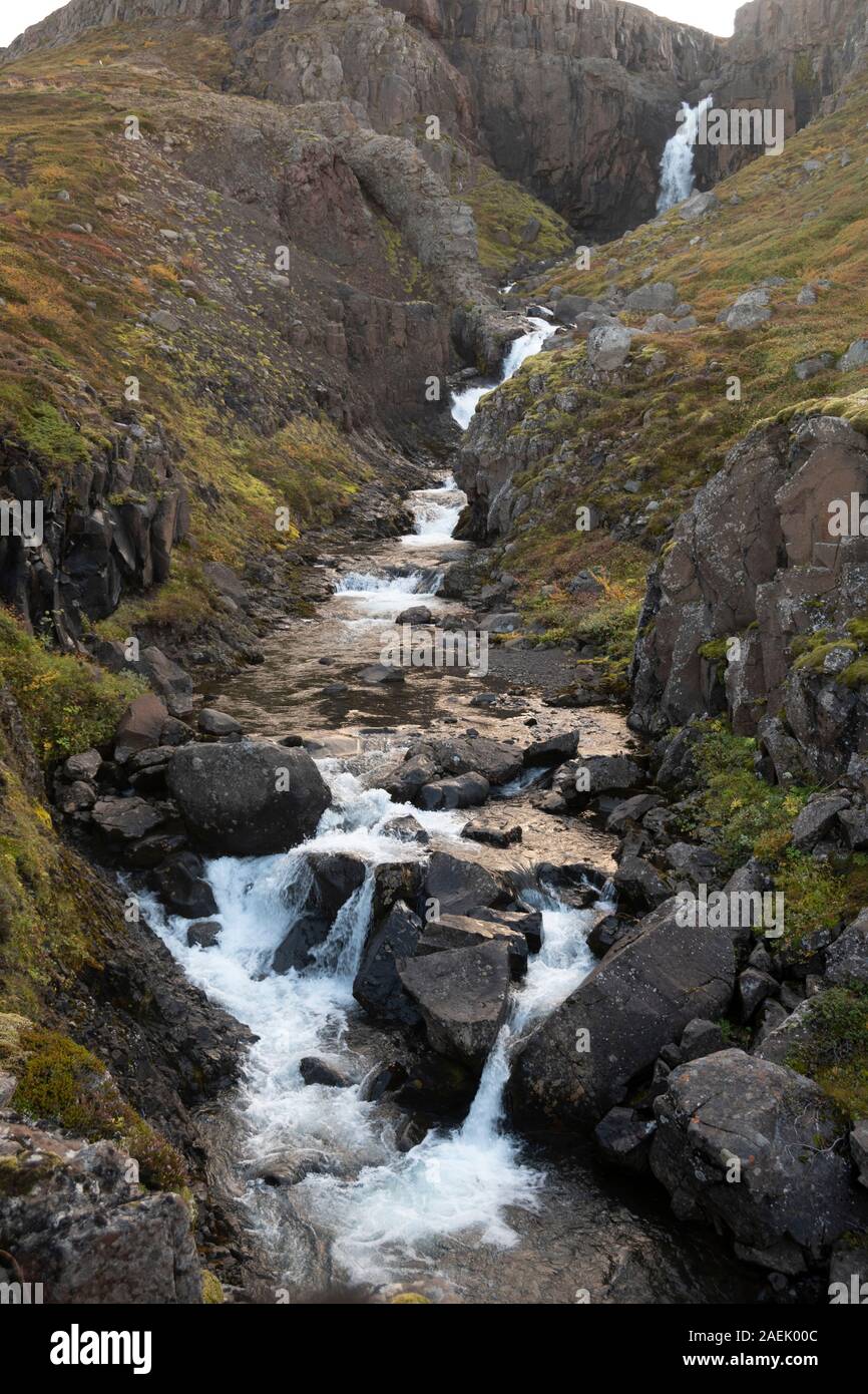 Fardagafoss waterfall near Egilsstaðir, Iceland Stock Photo - Alamy