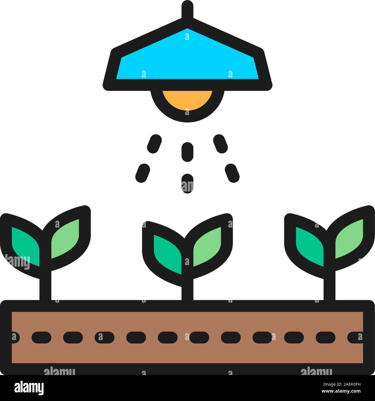 Lightbulb bush Stock Vector Images - Alamy