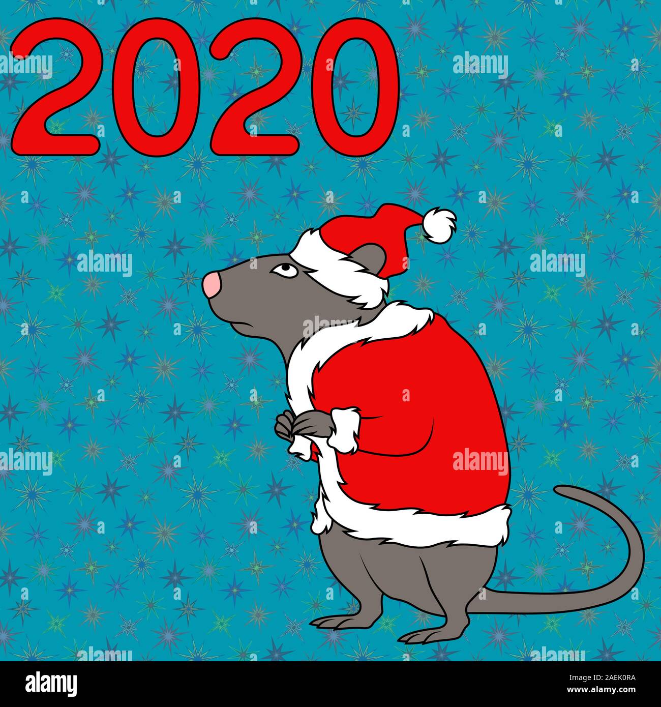Rat in suit santa claus hi-res stock photography and images - Alamy