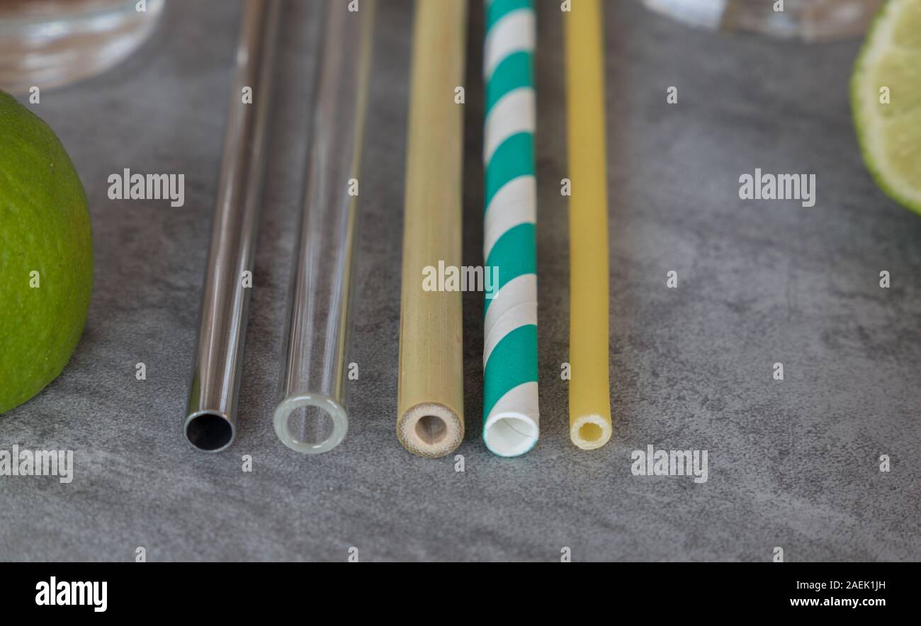 Pasta drinking straws hi-res stock photography and images - Alamy