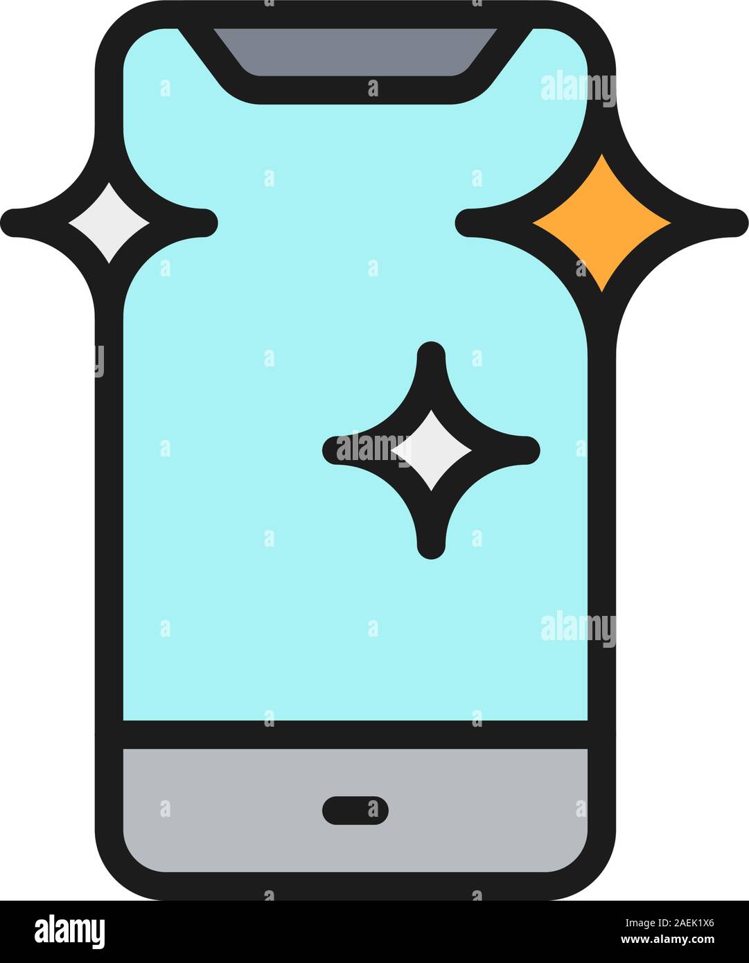 Portable diagnostic device Stock Vector Images - Alamy