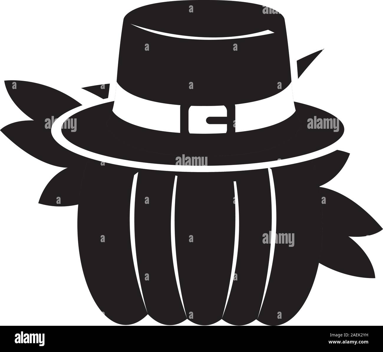 Pilgrim hat silhouette hi-res stock photography and images - Alamy
