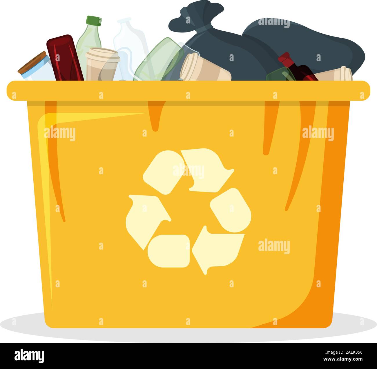 Black Garbage Bag Cartoon