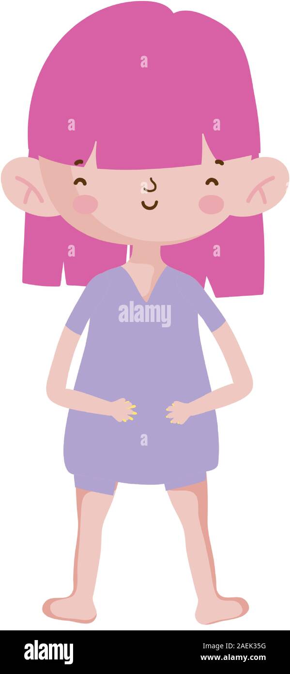 cute little boy cartoon character design vector illustration Stock ...
