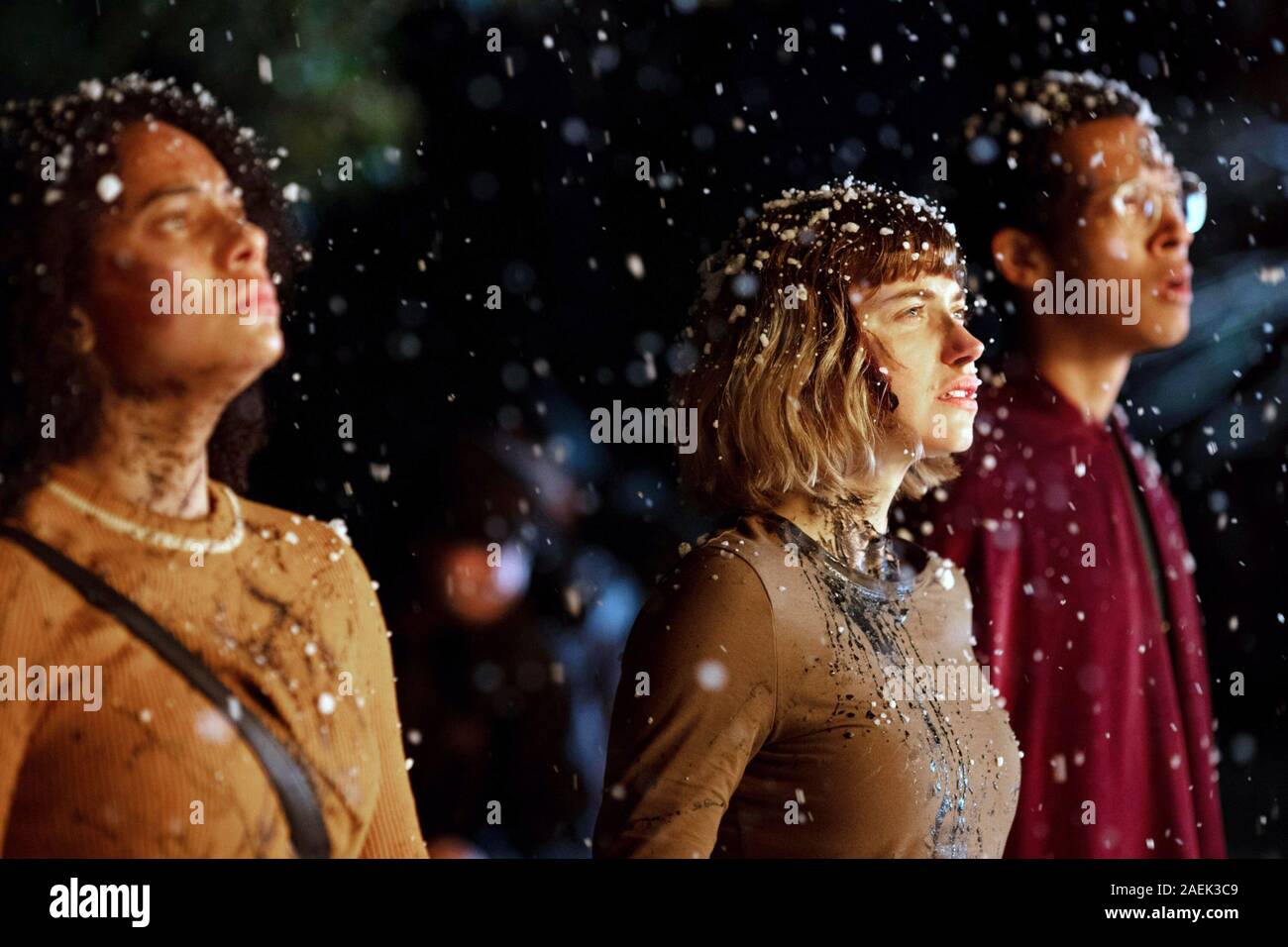 BLACK CHRISTMAS, from left: Aleyse Shannon), Imogen Poots, Caleb ...