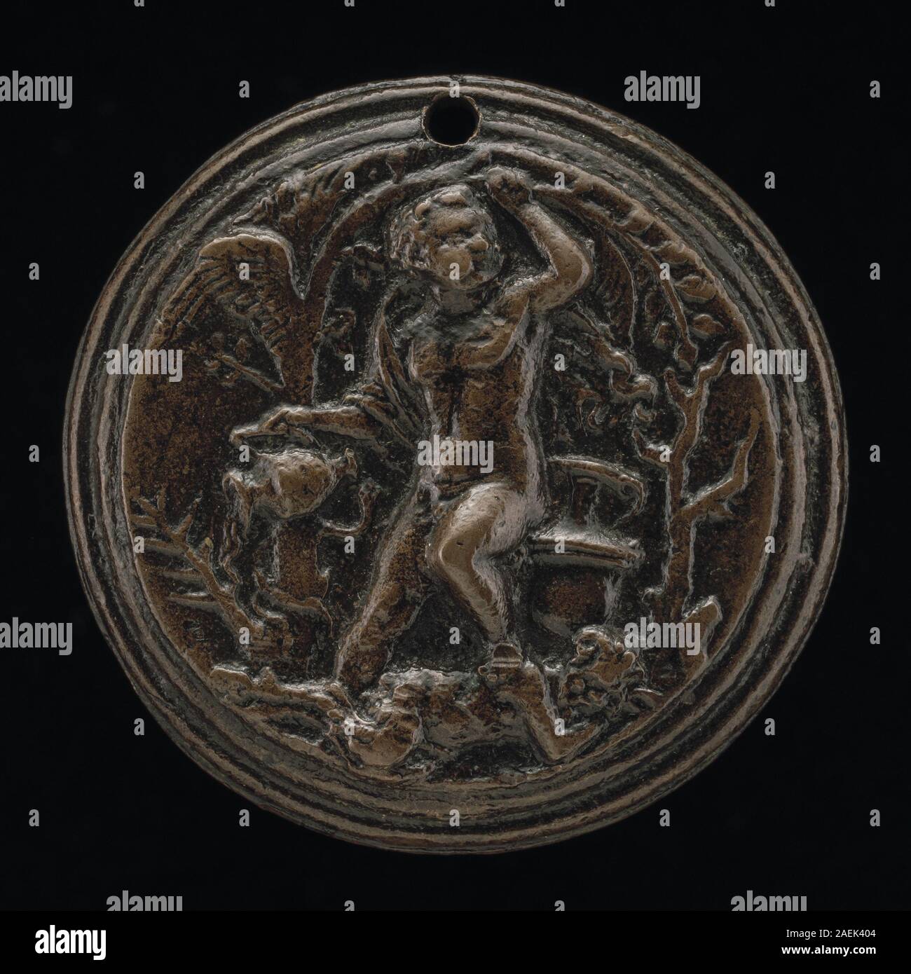 This artwork by Master ISA depicts an allegorical scene with symbolic ...