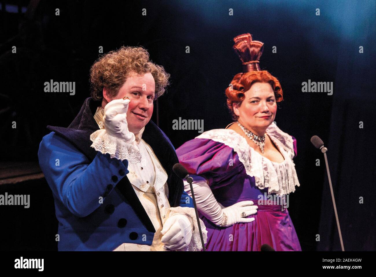 LES MISERABLES: THE STAGED CONCERT, from left: Matt Lucas as Thenardier ...