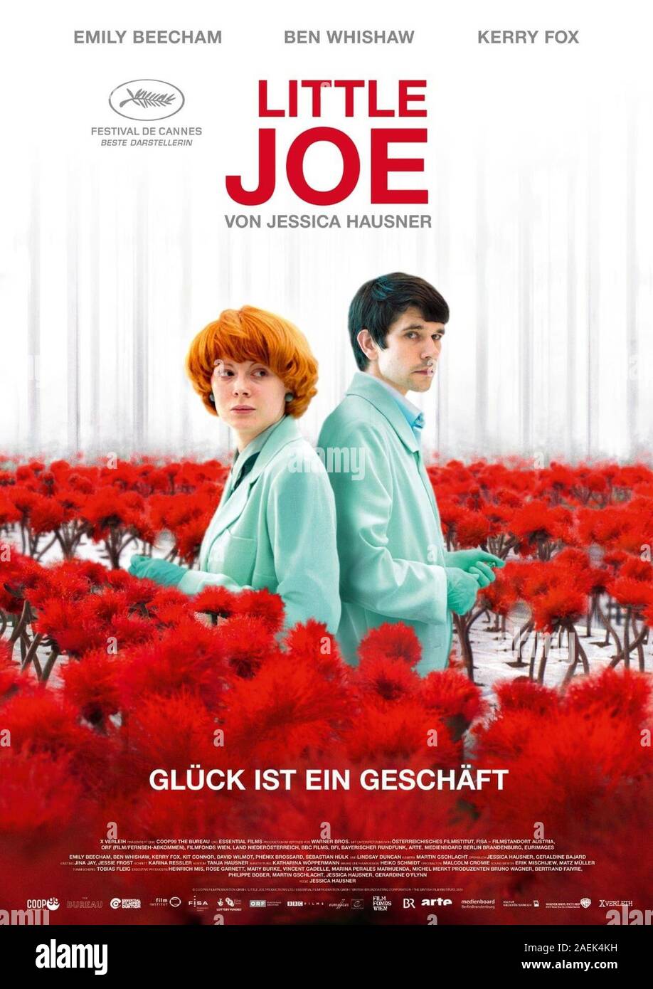 LITTLE JOE, poster in German, from left: Emily Beecham, Ben Whishaw ...