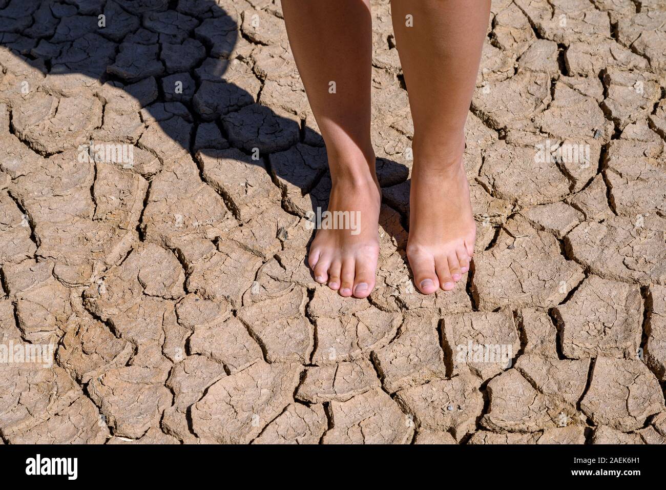 Feet Standing On Ground