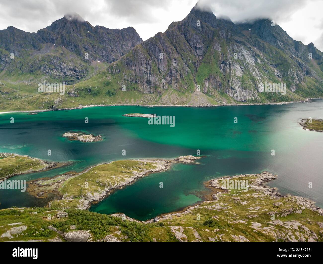 Lofoten islands is an archipelago in the county of Nordland, Norway. Is ...