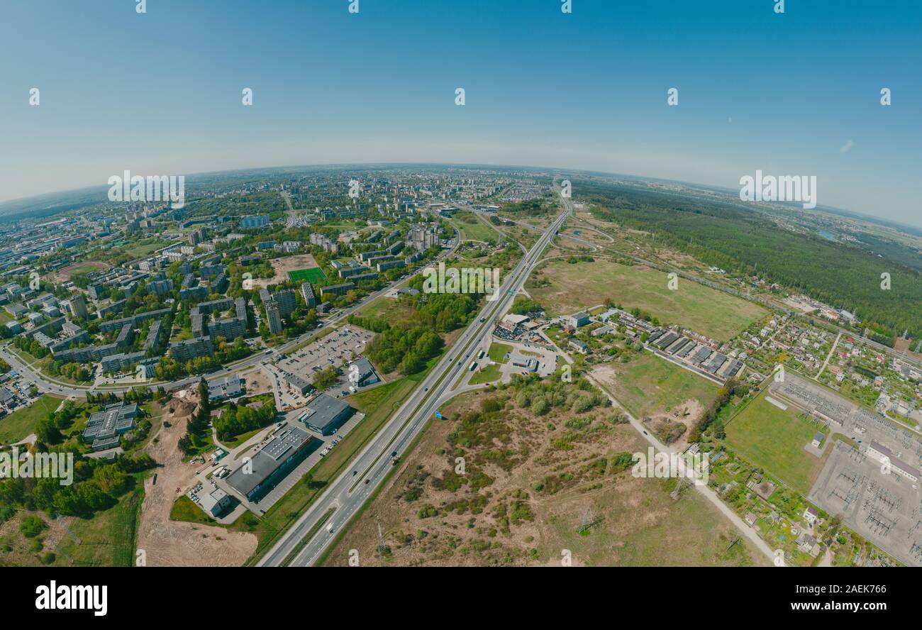 Cars on the Autobahn in Germany fast driving beautiful road. Panorama ...