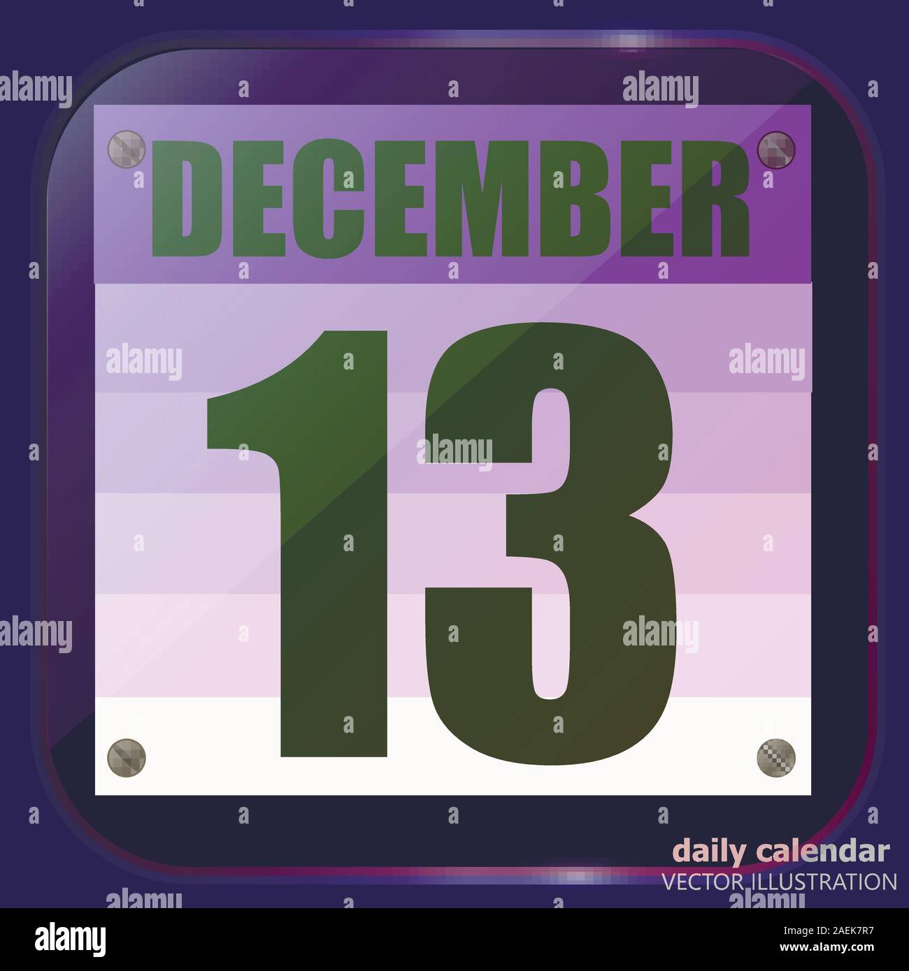 December 13 Stock Vector Images - Alamy