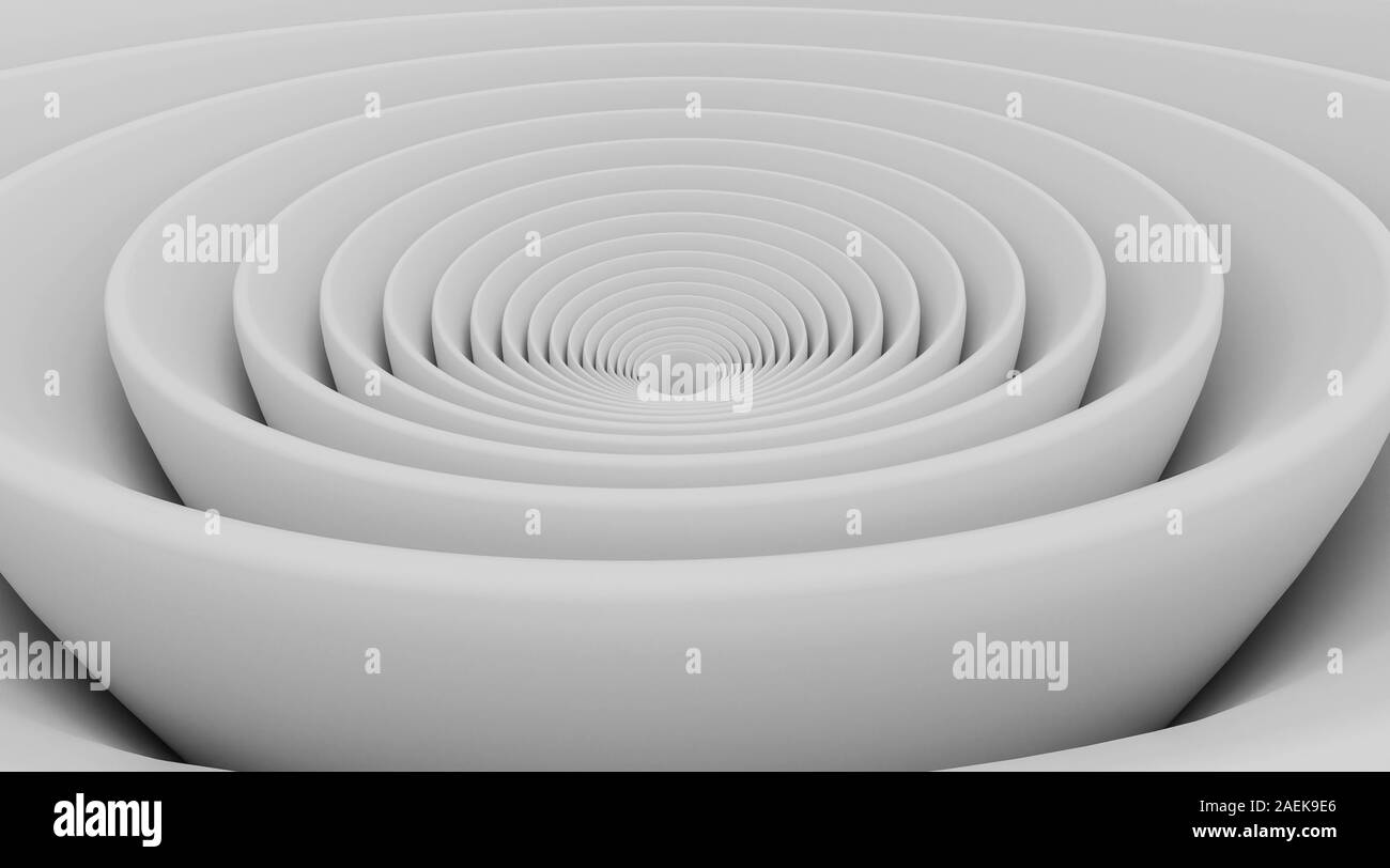 abstract white swirl background 3d illustration render Stock Photo - Alamy