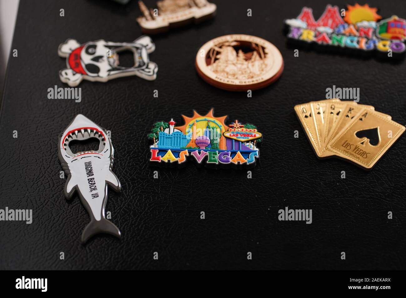 Las Vegas Skyline Magnets and Others Stock Photo - Alamy
