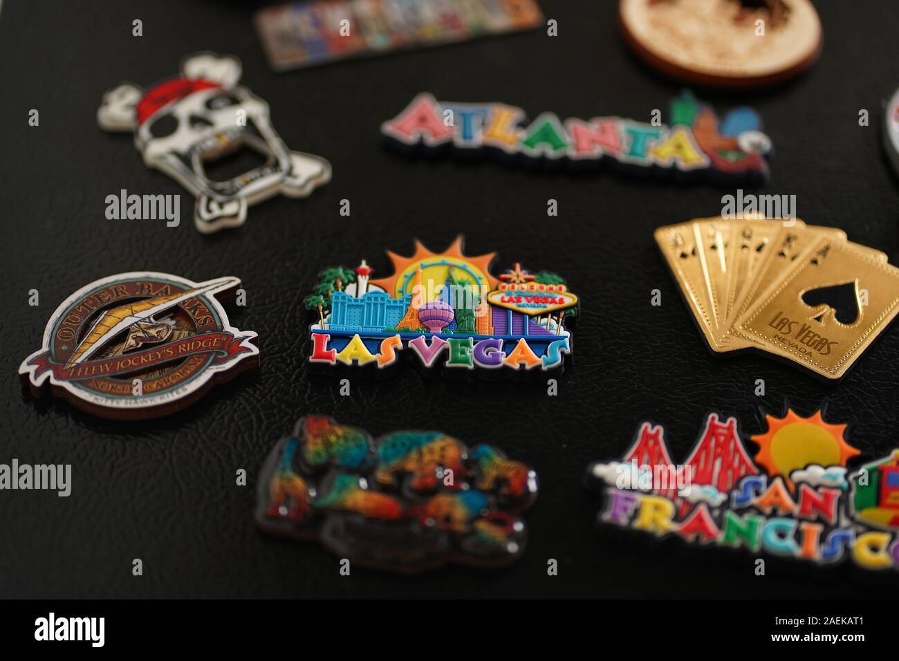 Las Vegas Skyline Magnets and Others Stock Photo - Alamy