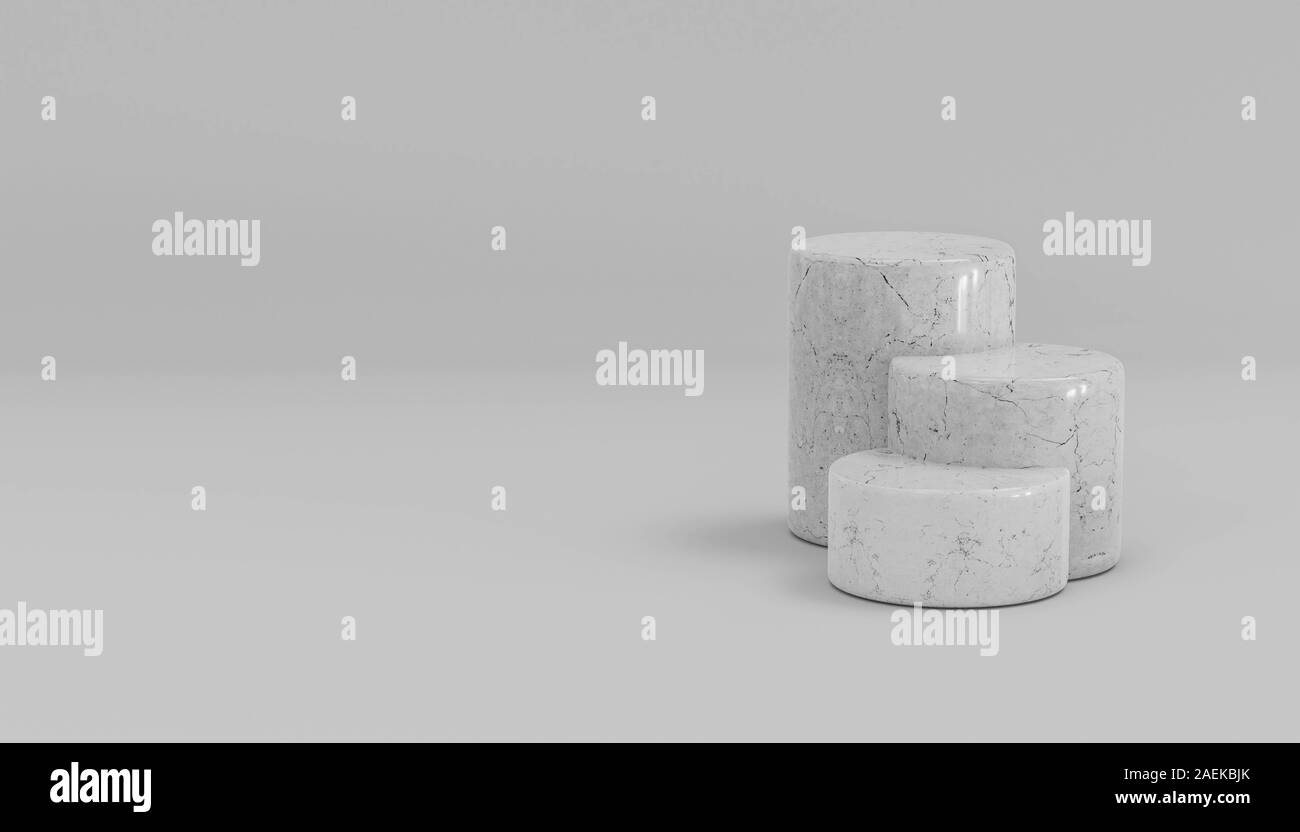 abstact white modern architecture background with white marble ...