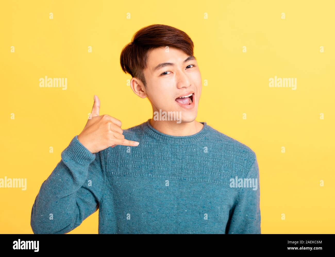 Handsome gesture hi-res stock photography and images - Alamy