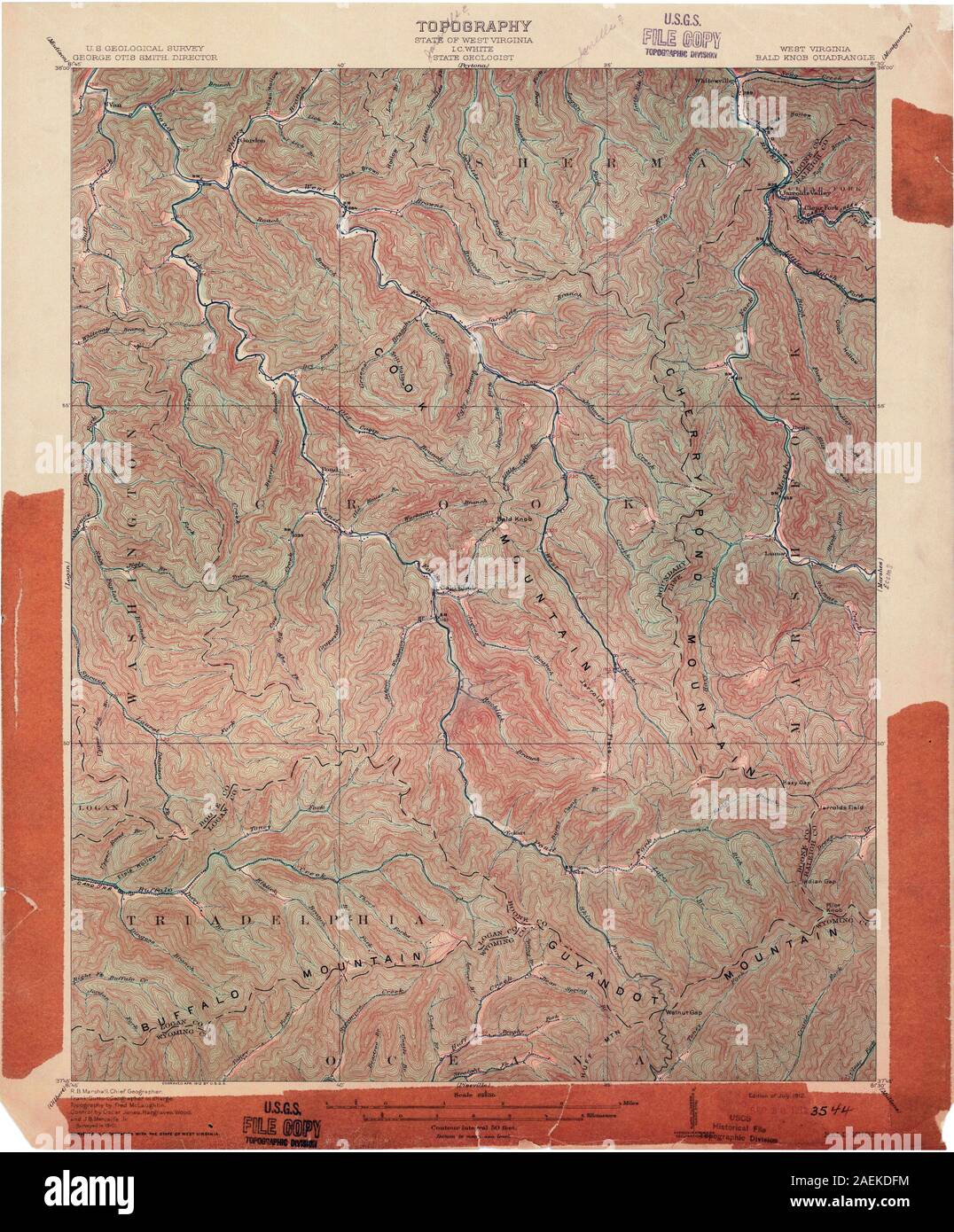 Bald knob map hi-res stock photography and images - Alamy